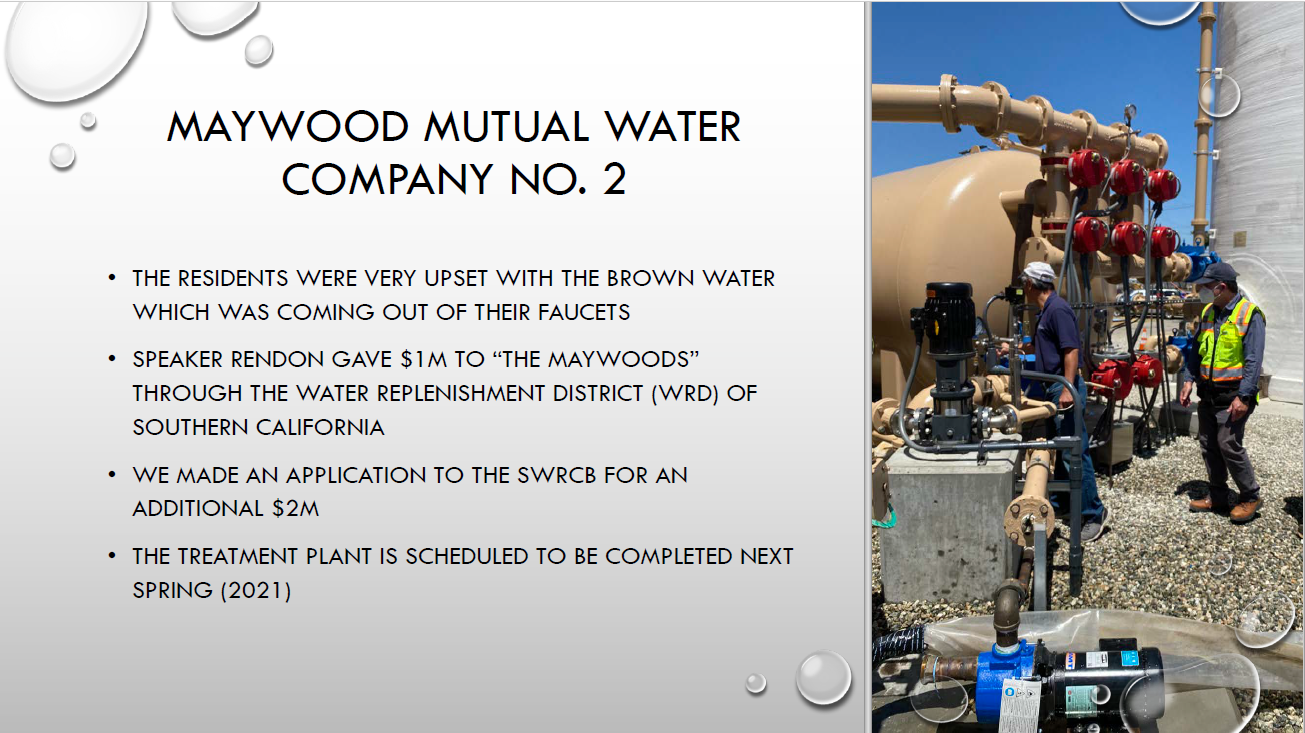 WATER COMMISSION: Conveyance projects and the human right to water ...