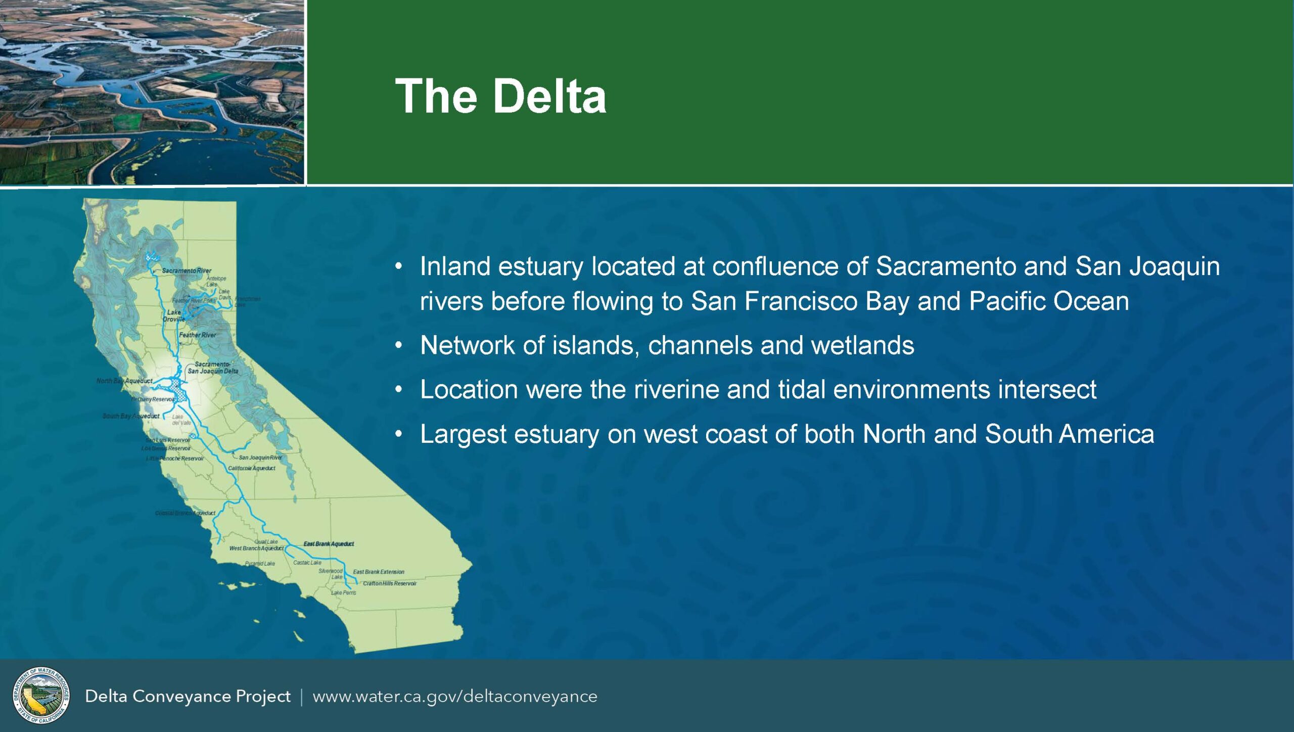 DELTA CONVEYANCE PROJECT: State Water Project operations and Delta ...