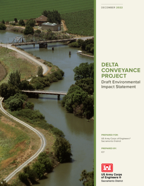 THIS JUST IN … Army Corps releases draft EIS for Delta Conveyance ...